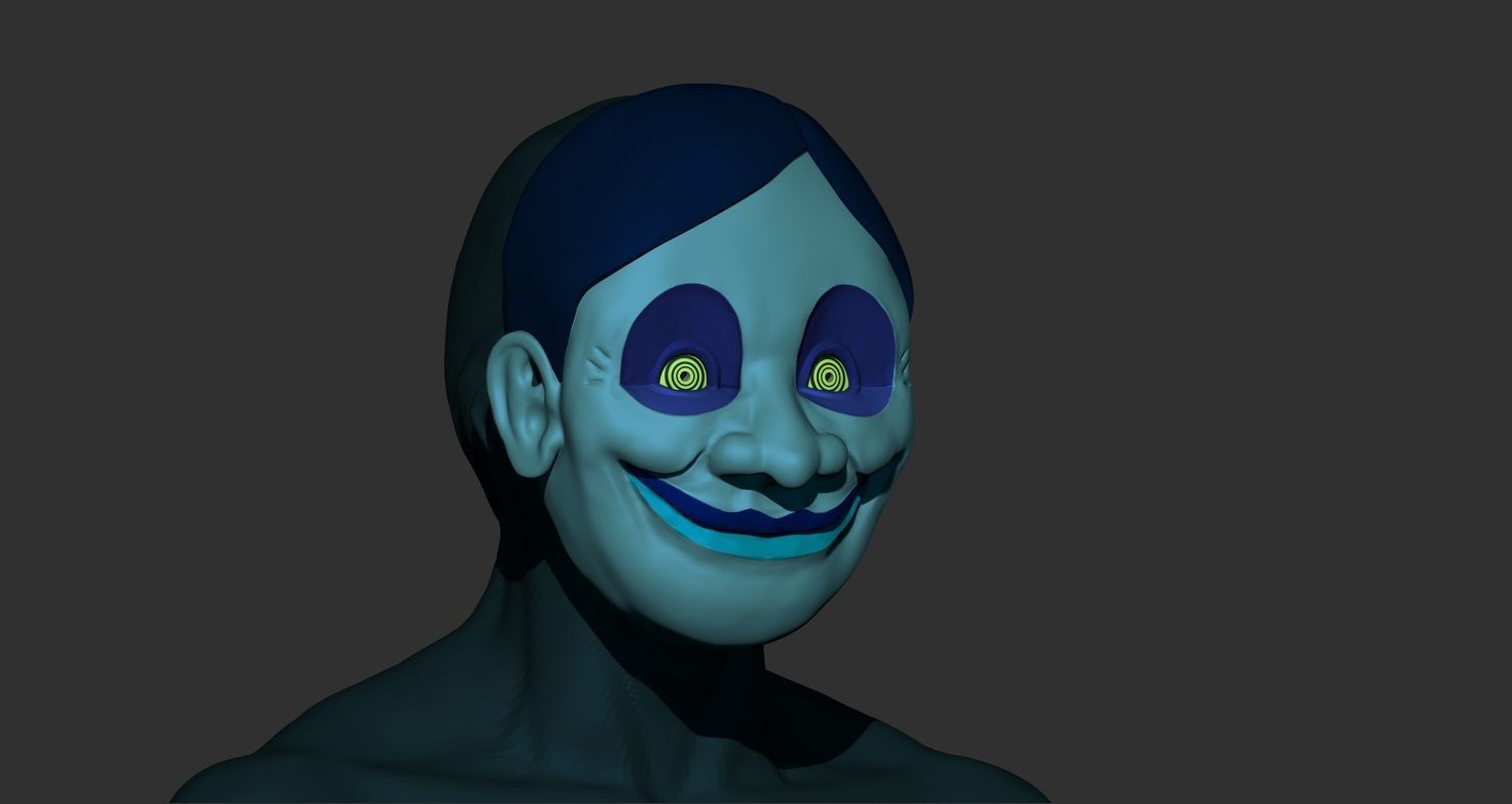 UFO ALIEN DANDADAN MASK HALLOWEEN 3D model 3D printable | CGTrader