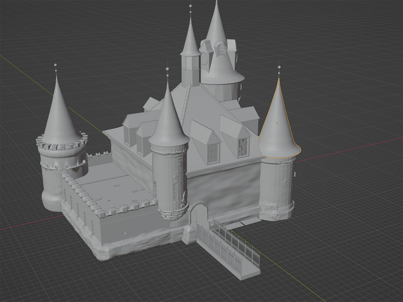 IRISH CASTLE free 3D model | CGTrader