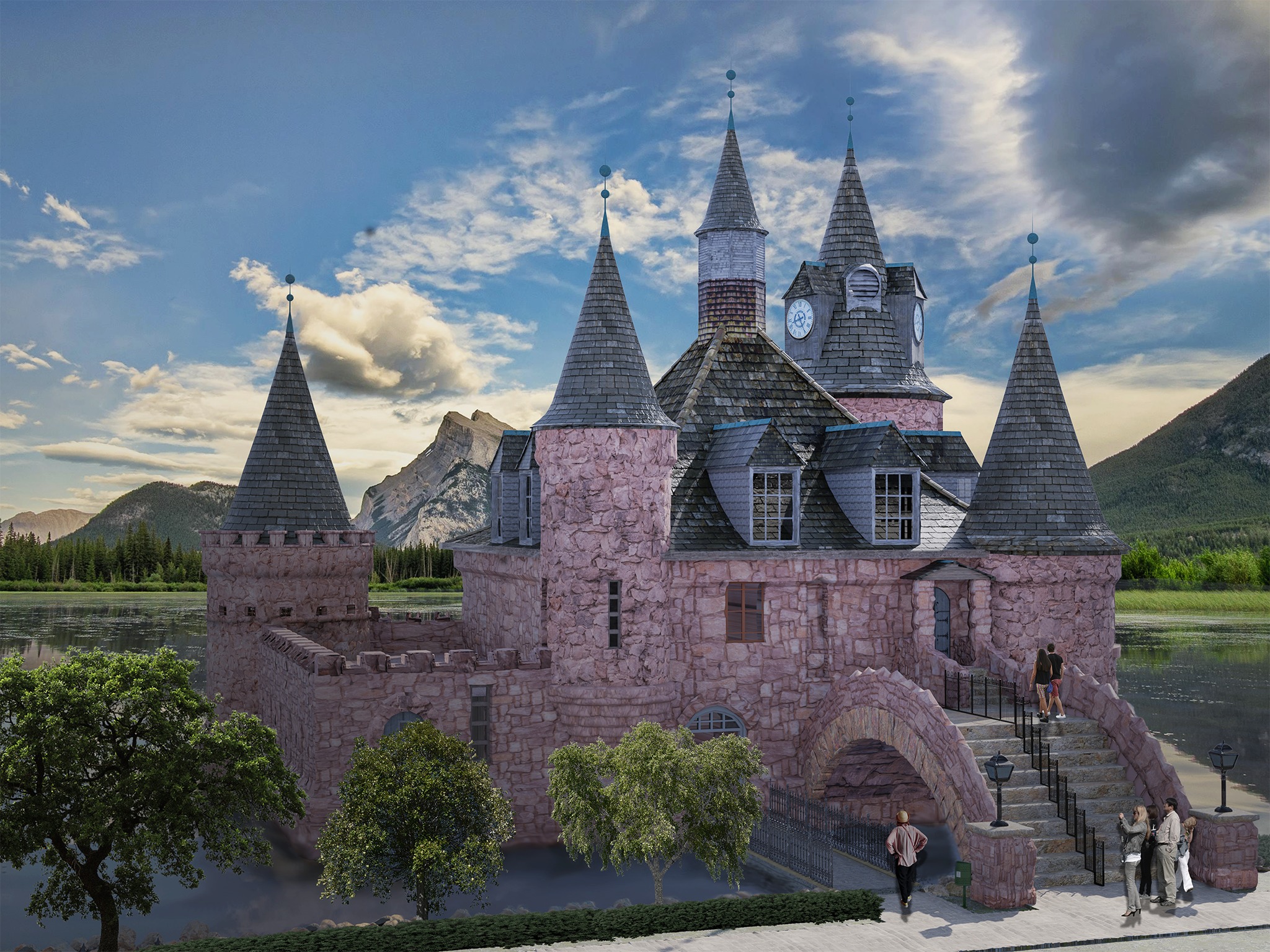 IRISH CASTLE free 3D model | CGTrader