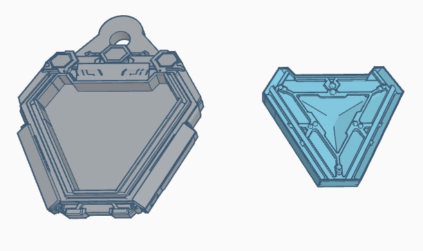 Iron Man Reactor Keychain free 3D model 3D printable | CGTrader