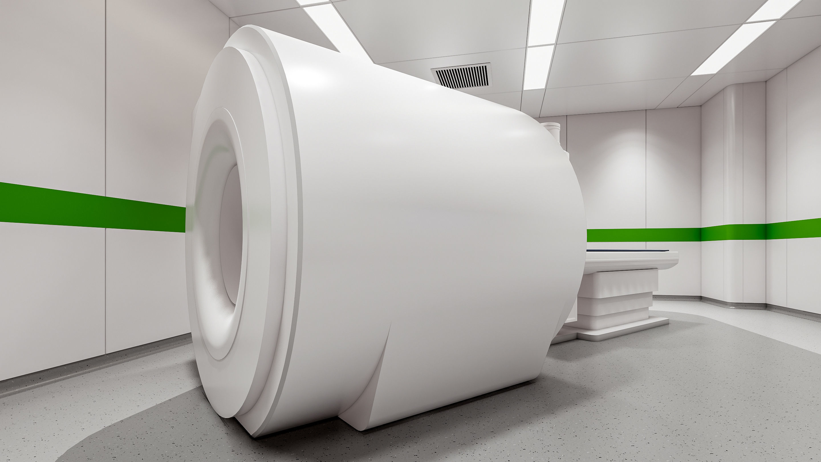 Hospital CT SCAN 3D model | CGTrader