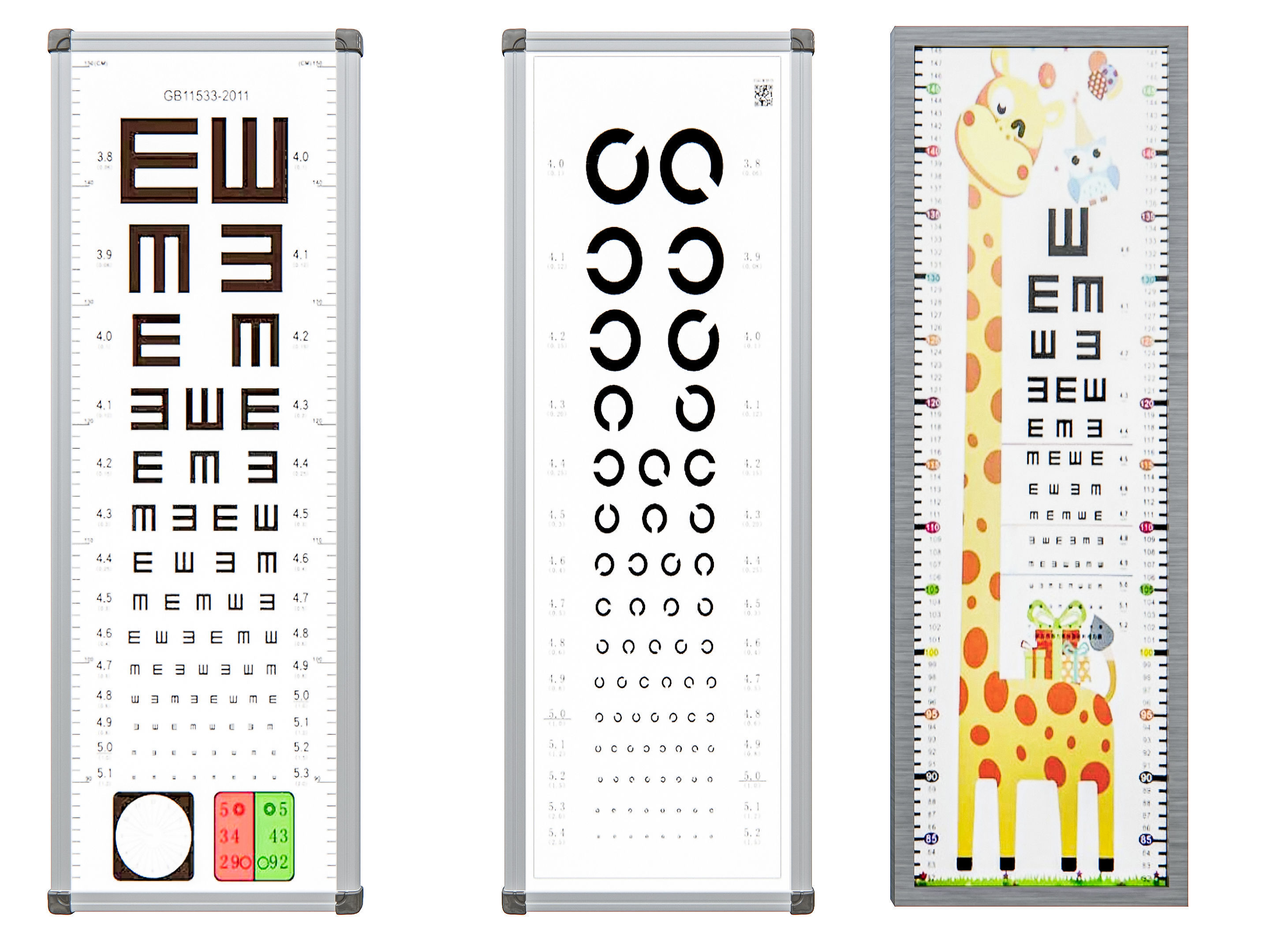Hospital Eye Testing Snellen Chart Equipments 3D model | CGTrader