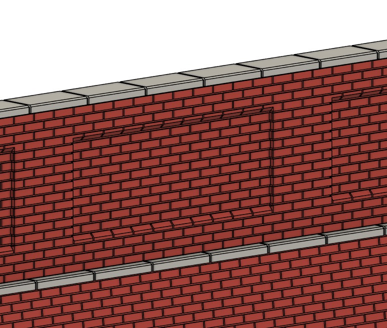 Model Railway Low Relief Retaining Walls Modular 3D model 3D printable ...