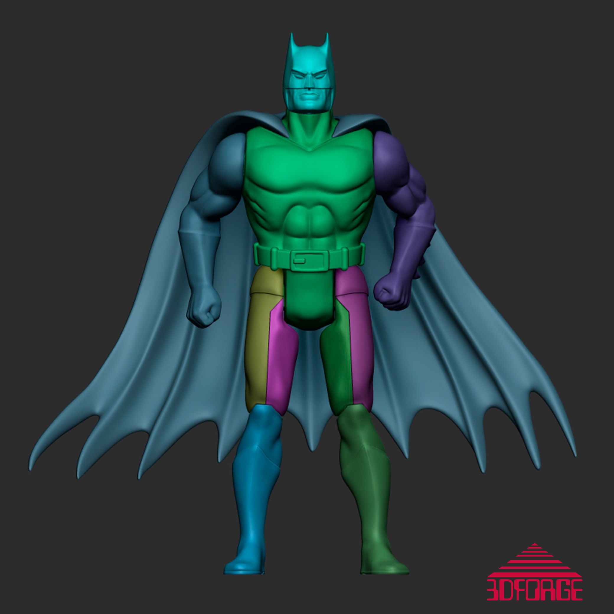 BATMAN SUPER POWERS ULTIMATE -NOT A FIGURE SCAN- 3D model 3D printable ...