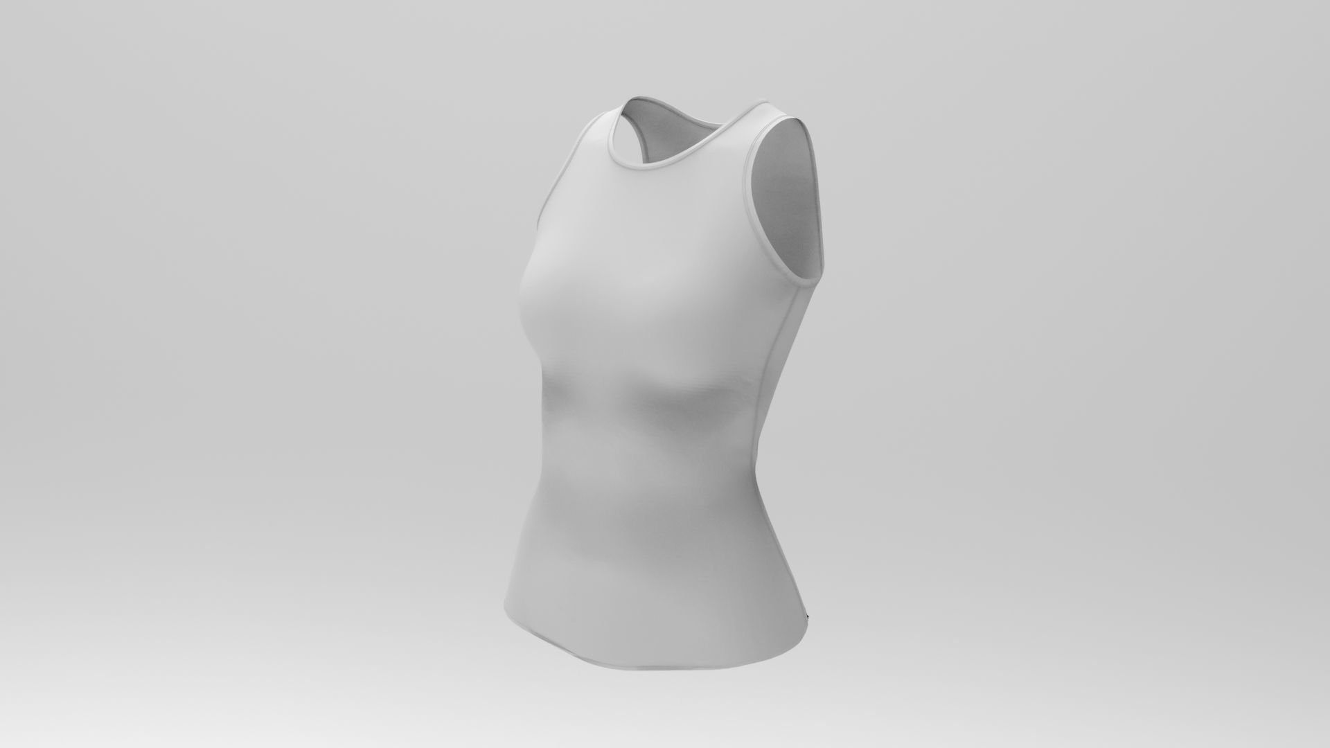 Women Tank Top 3D Model 3D model | CGTrader