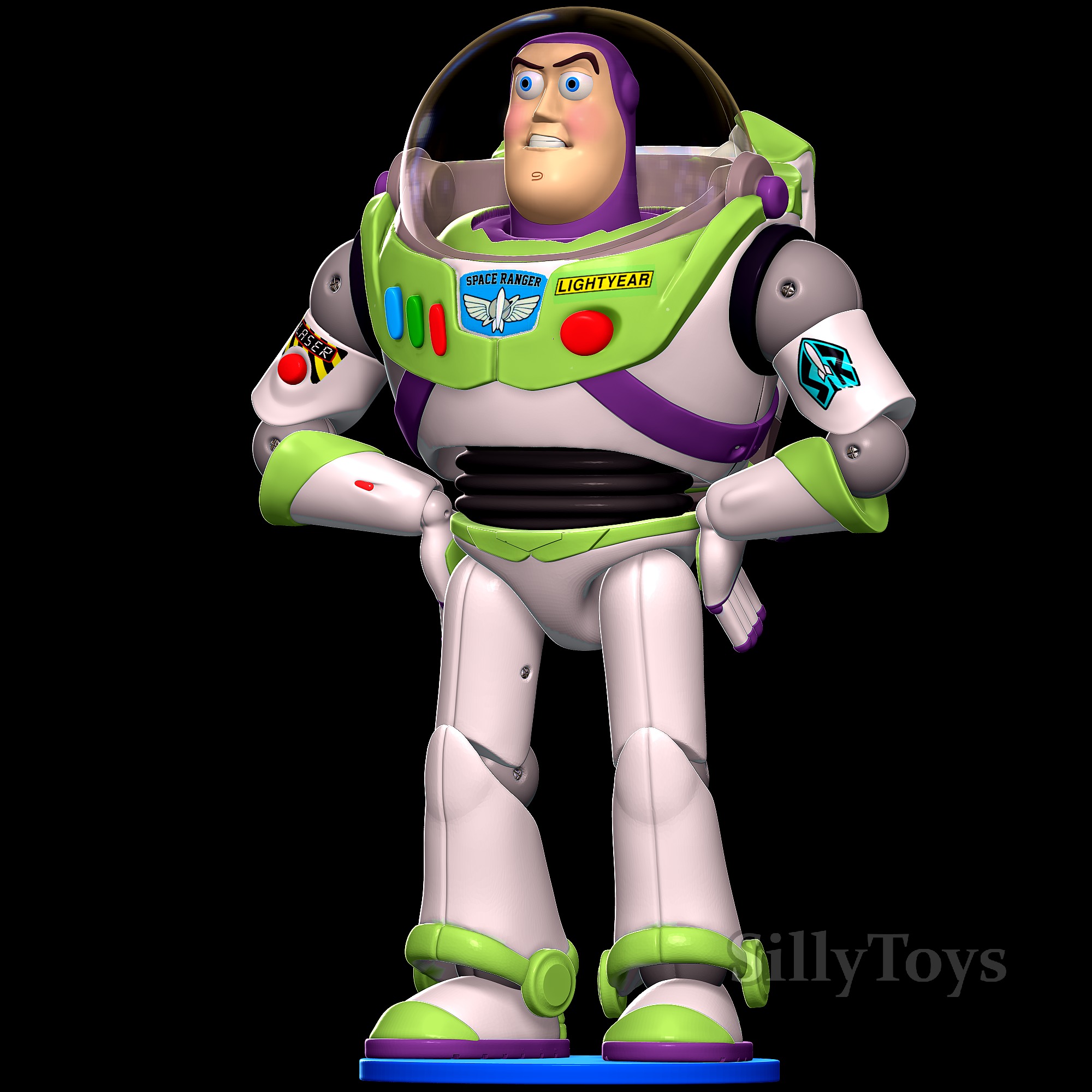 Buzz Lightyear - Toy Story 3D model 3D printable | CGTrader