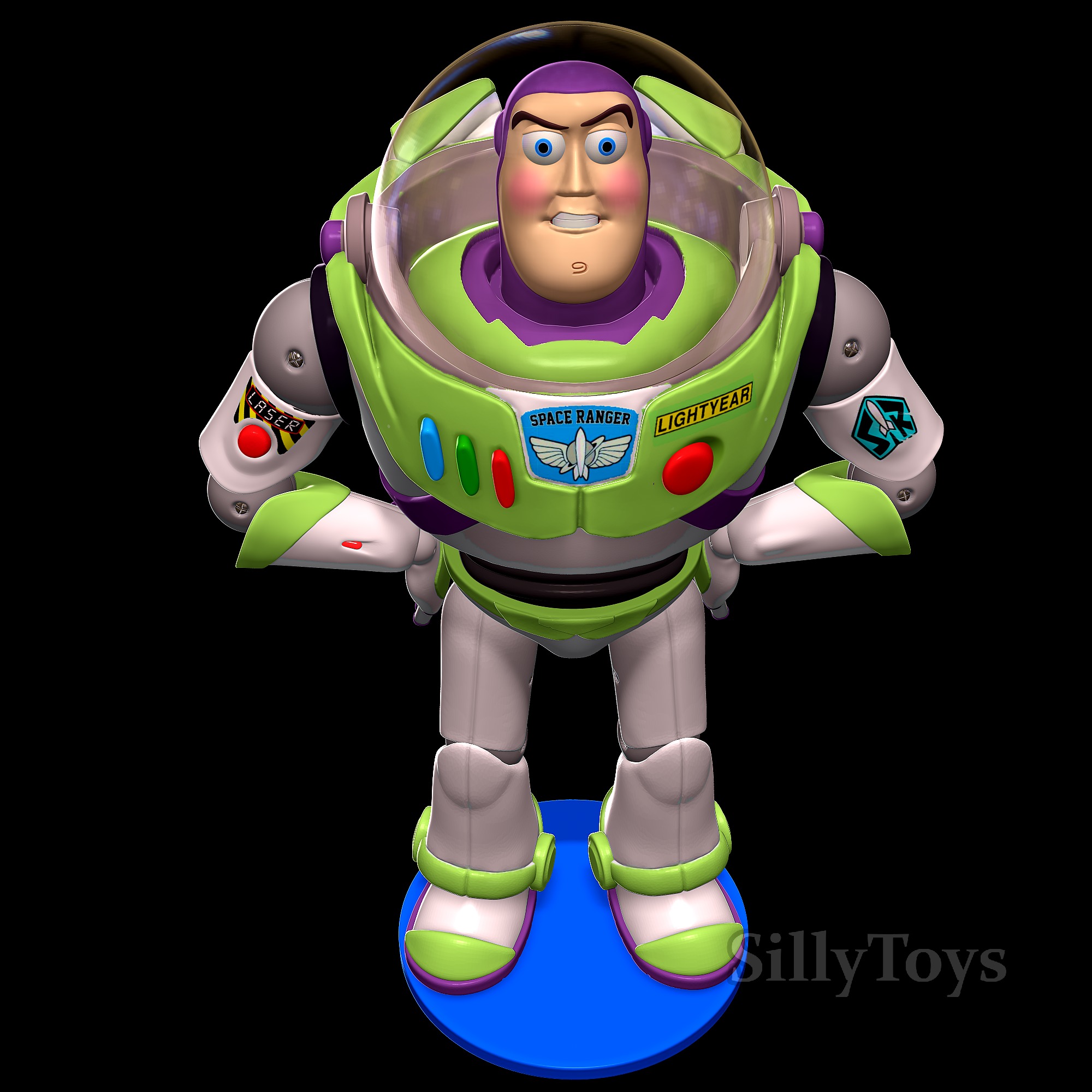 Buzz Lightyear - Toy Story 3D model 3D printable | CGTrader