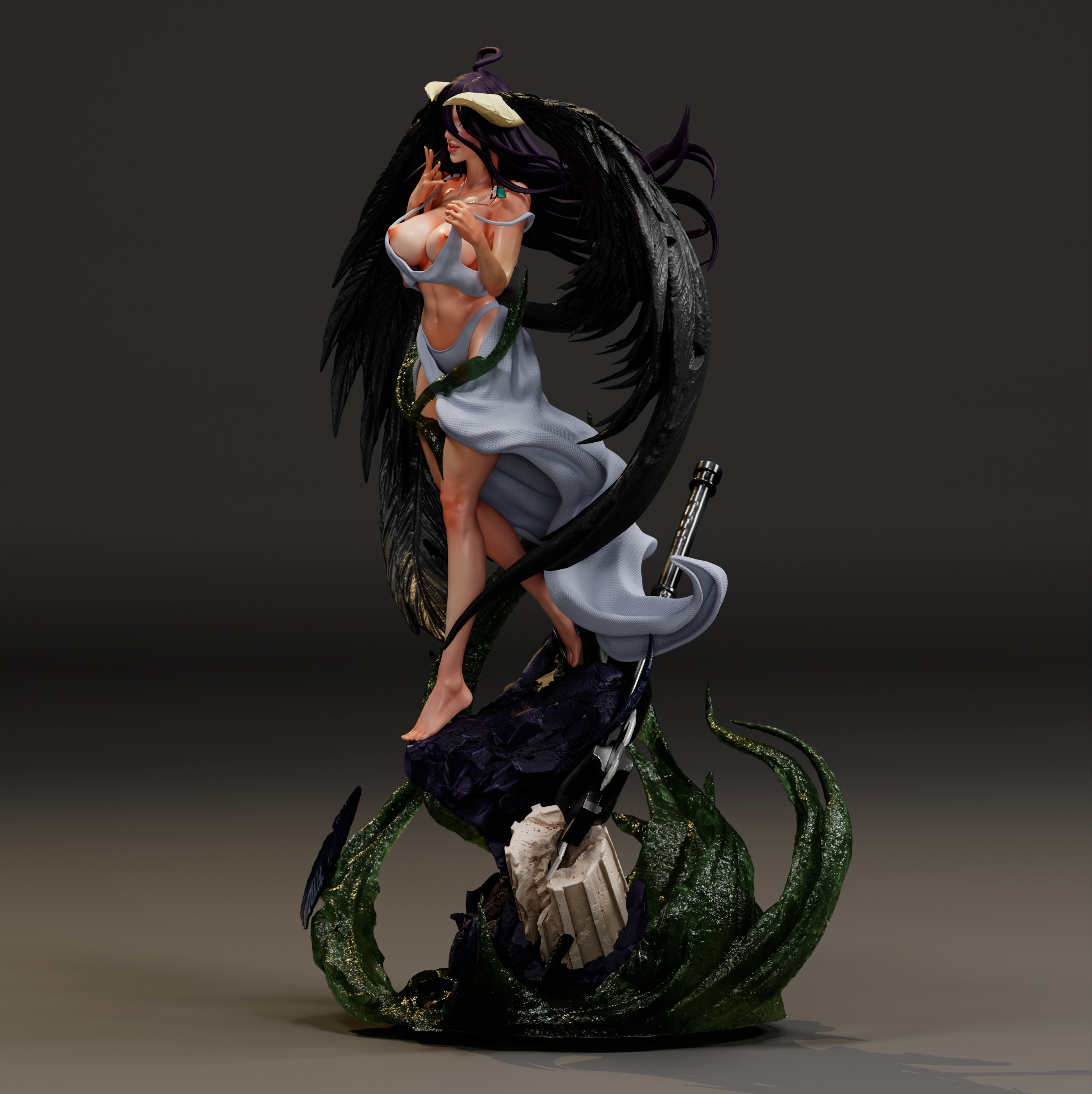 Albedo - Overlord 3D model 3D printable | CGTrader