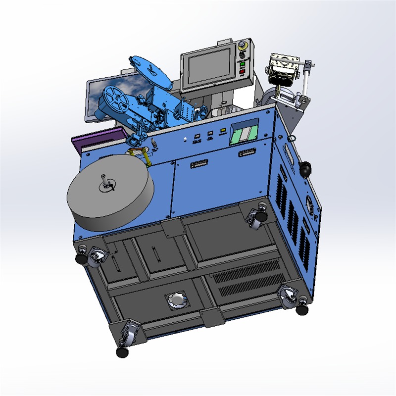 Semiconductor chip turret testing and sorting machine 3D model | CGTrader