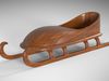 Skeleton Sled 3D model | CGTrader