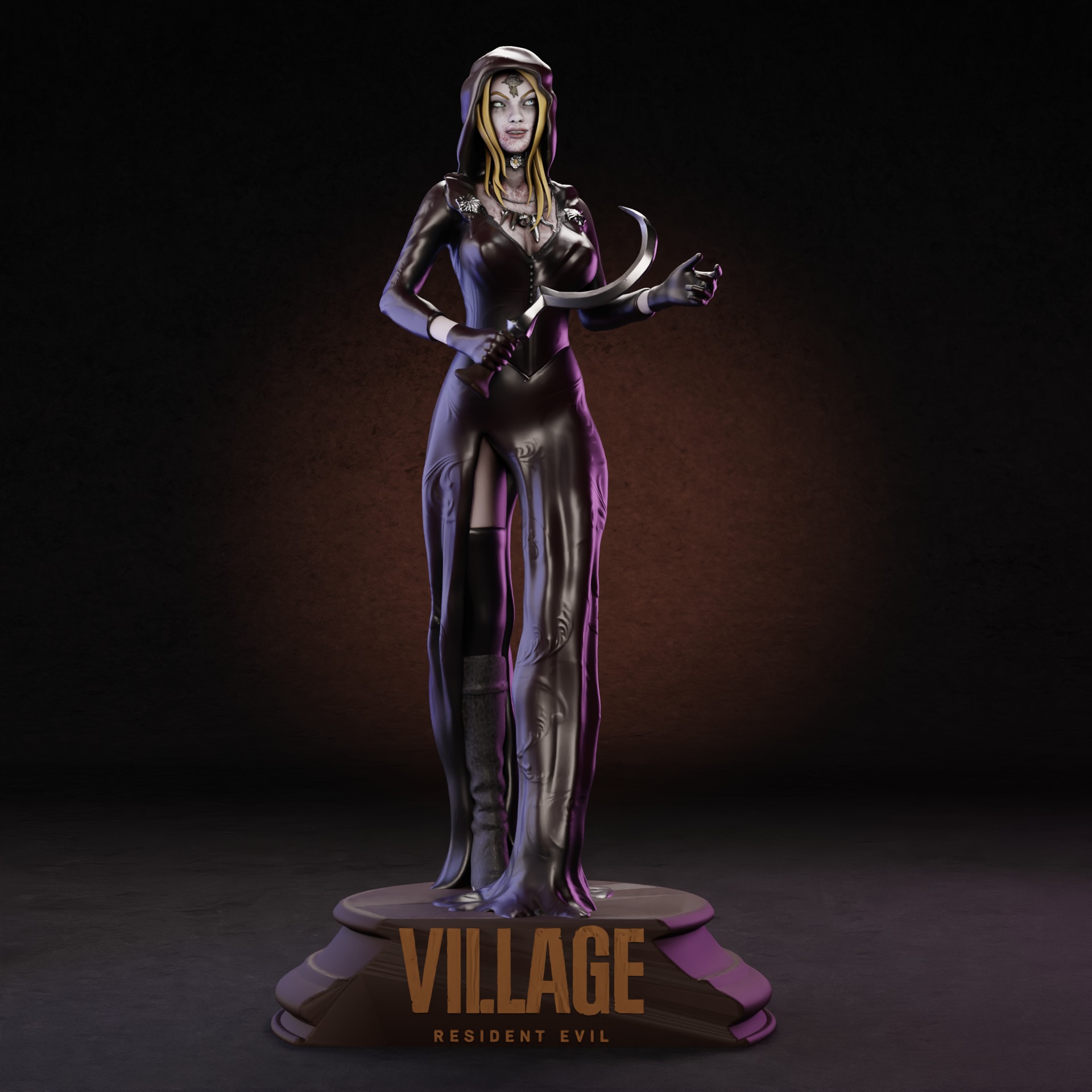 Resident Evil Bela Dimitrescu - 1TO10 STL FILE 3D PRINT MODEL 3D model ...