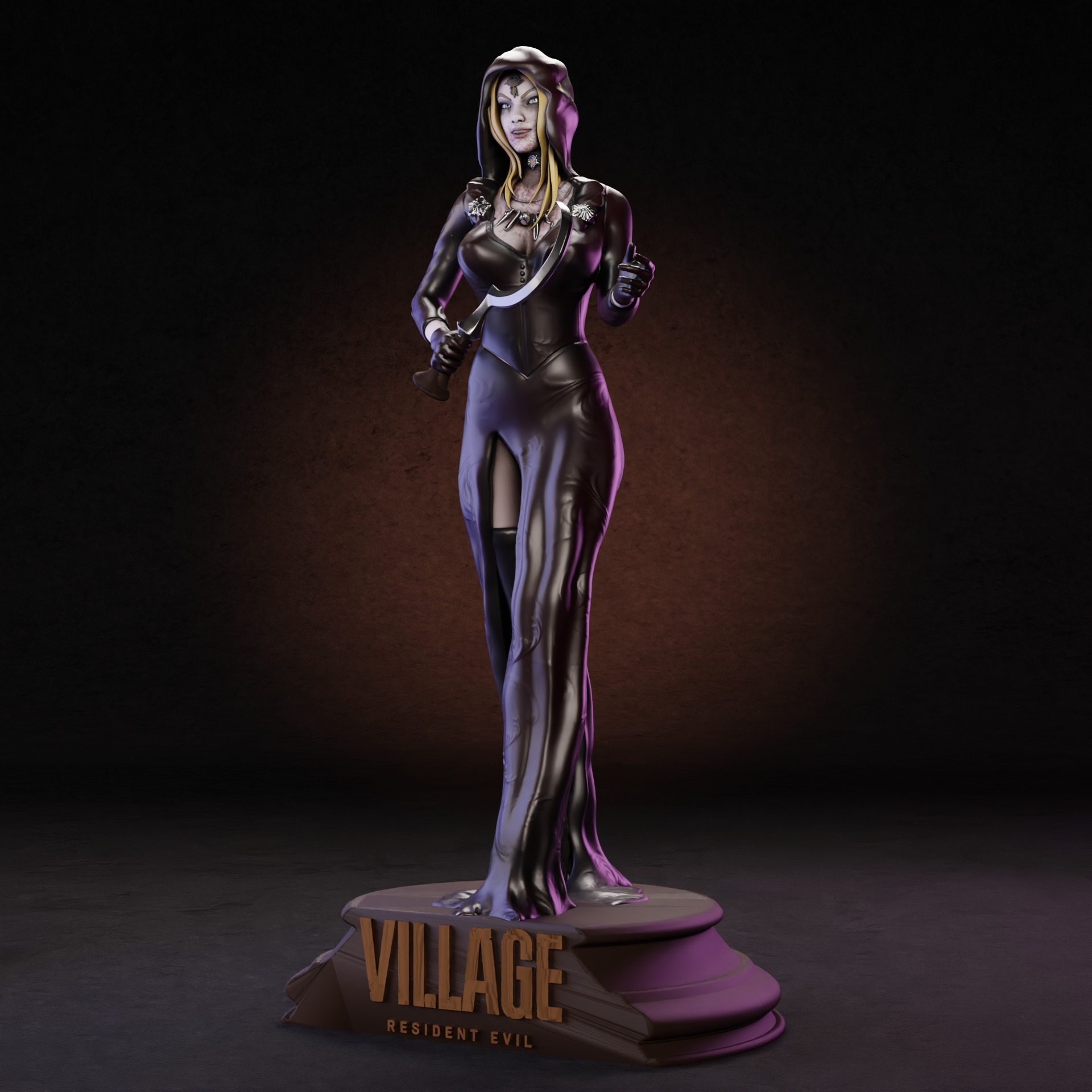 Resident Evil Bela Dimitrescu - 1TO10 STL FILE 3D PRINT MODEL 3D model ...