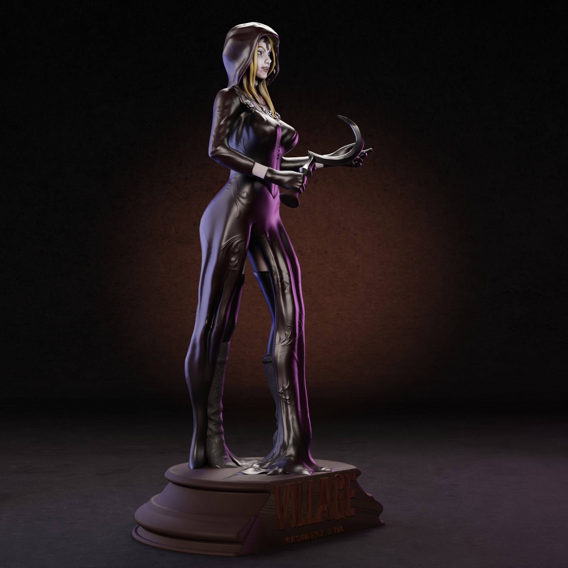 Resident Evil Bela Dimitrescu - 1TO10 STL FILE 3D PRINT MODEL 3D model ...