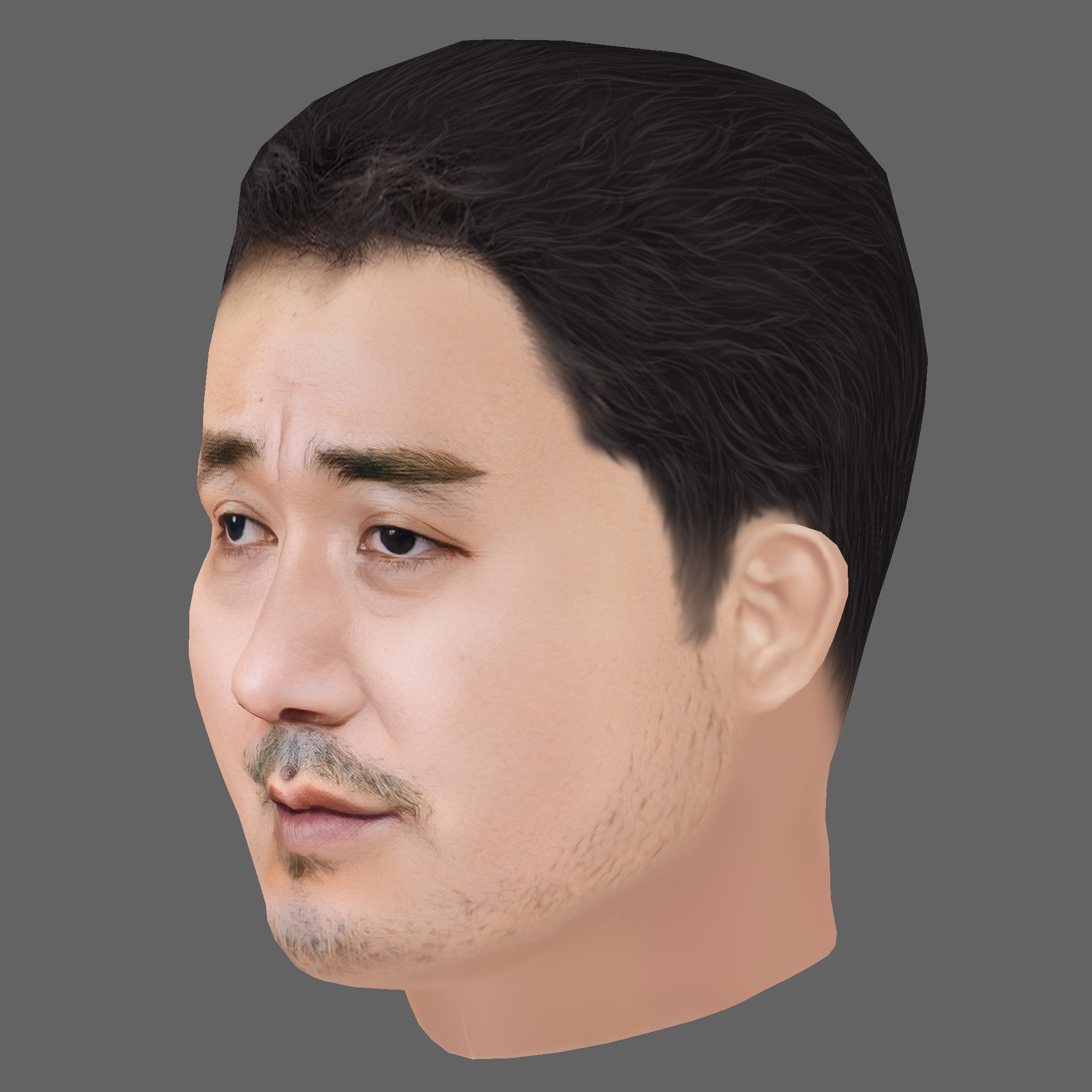 3D model Ma Dong Seok Head - Low poly head for game VR / AR / low-poly | CGTrader