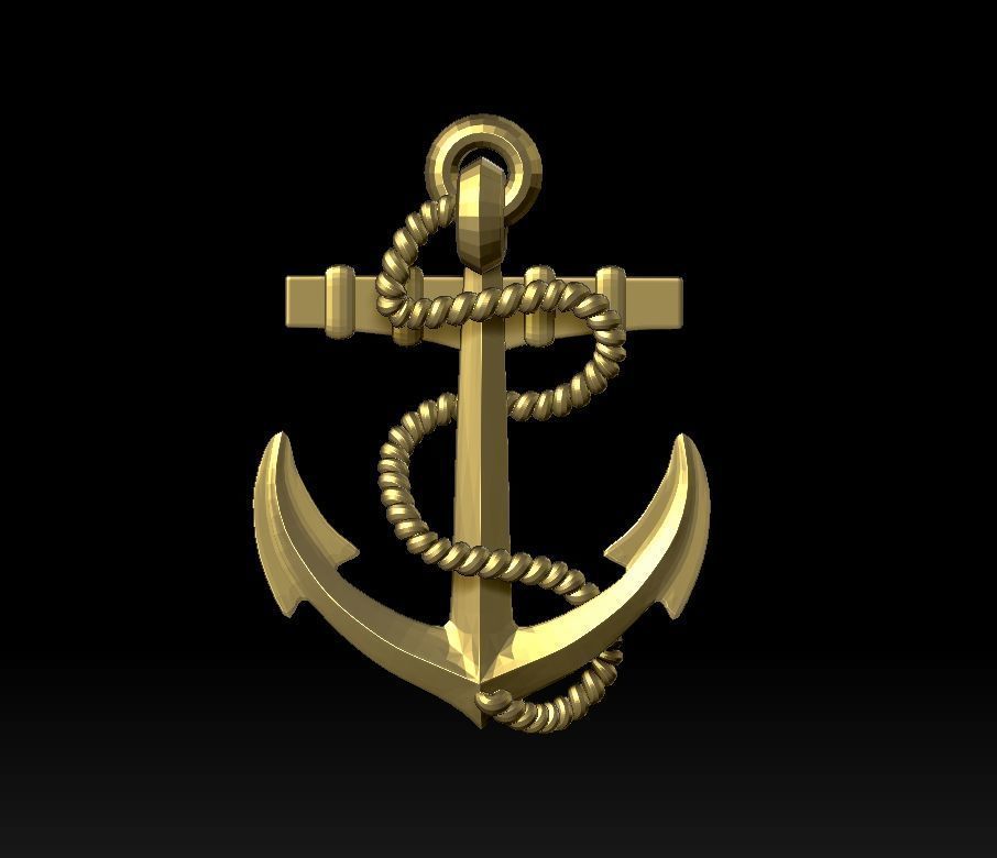 3D PRINTABLE MODEL ANCHOR free 3D model 3D printable | CGTrader
