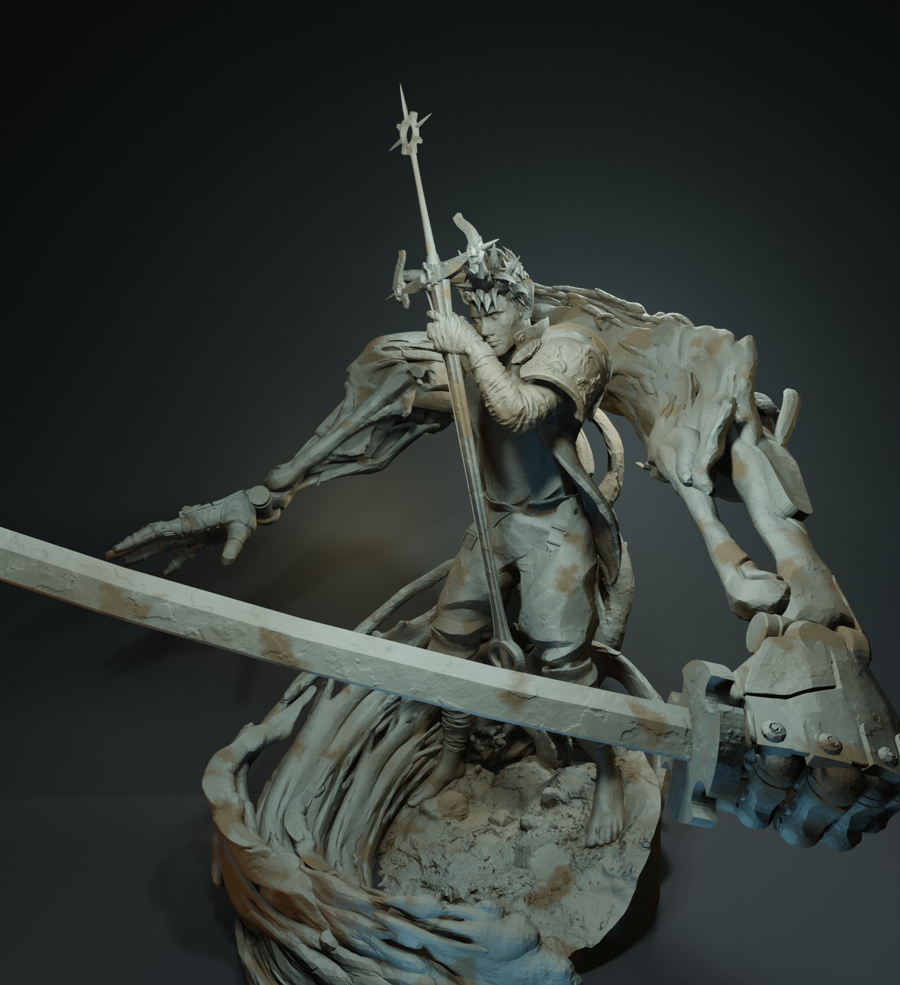 Water bender warrior free 3D model 3D printable | CGTrader