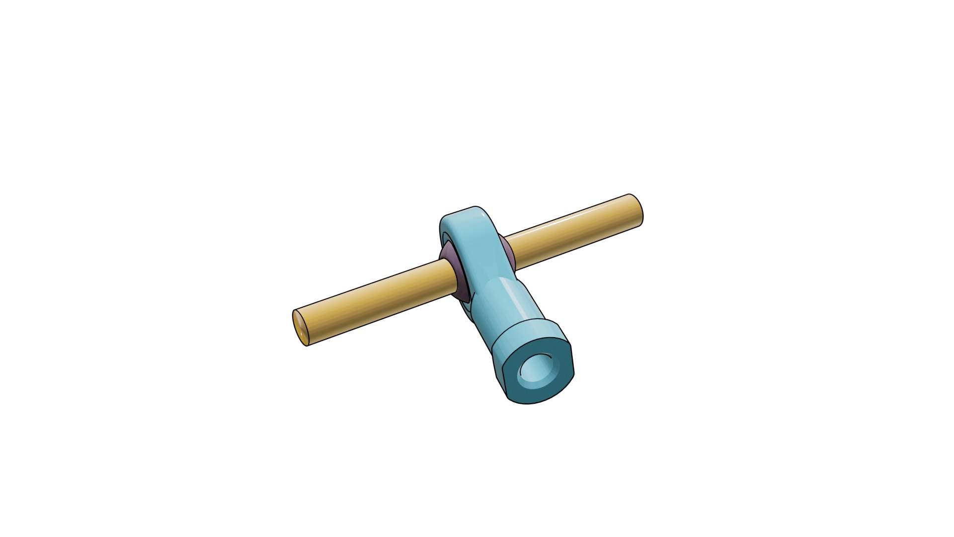 Spherical Bearing Mechanism Animated 3D model animated | CGTrader