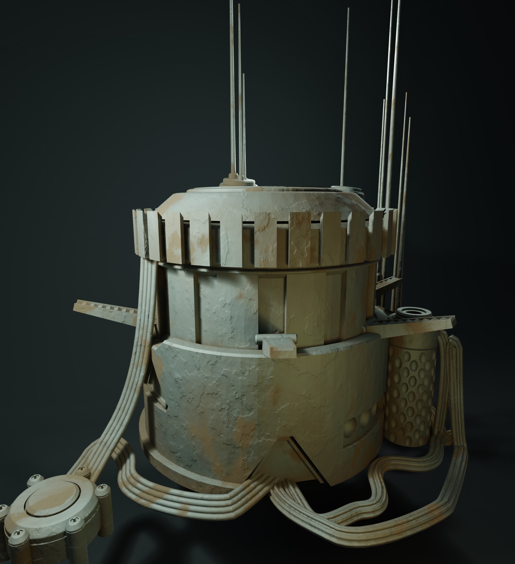 Field Generator free 3D model 3D printable | CGTrader