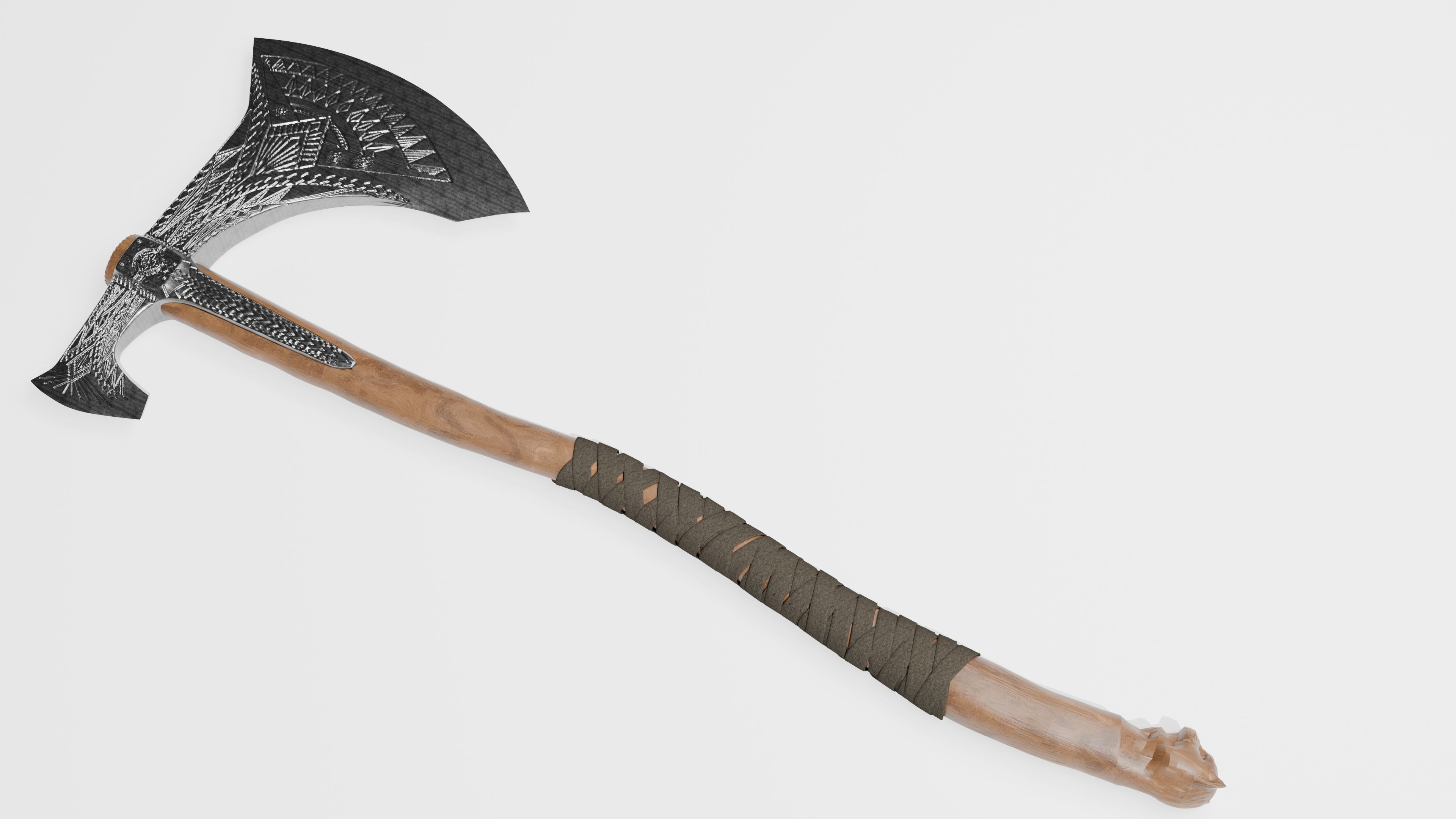 Battle Axe free VR / AR / low-poly 3D model | CGTrader