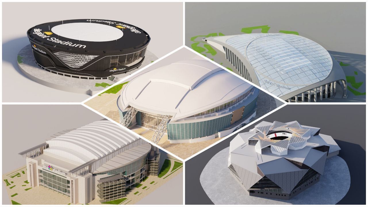USA Stadiums 3D Model Collection | CGTrader
