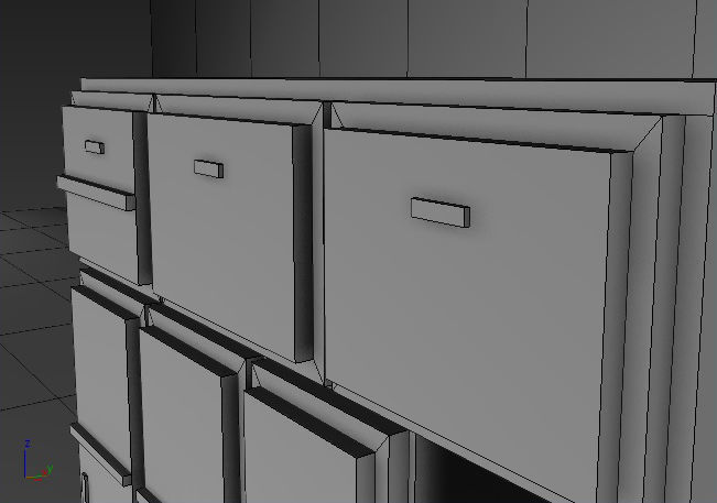 3D model cupboard furniture VR / AR / low-poly | CGTrader