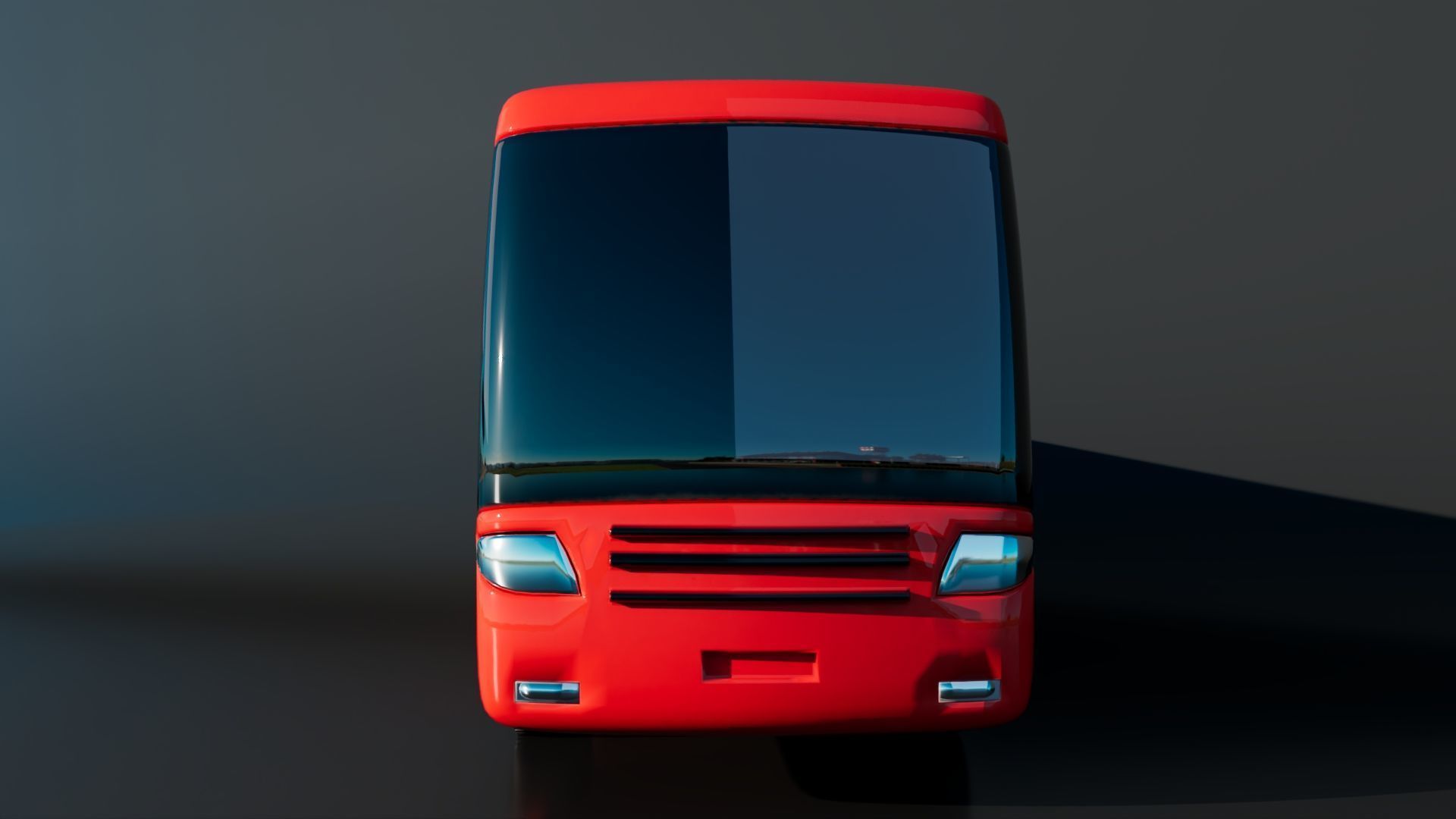Toy Bus free 3D model | CGTrader
