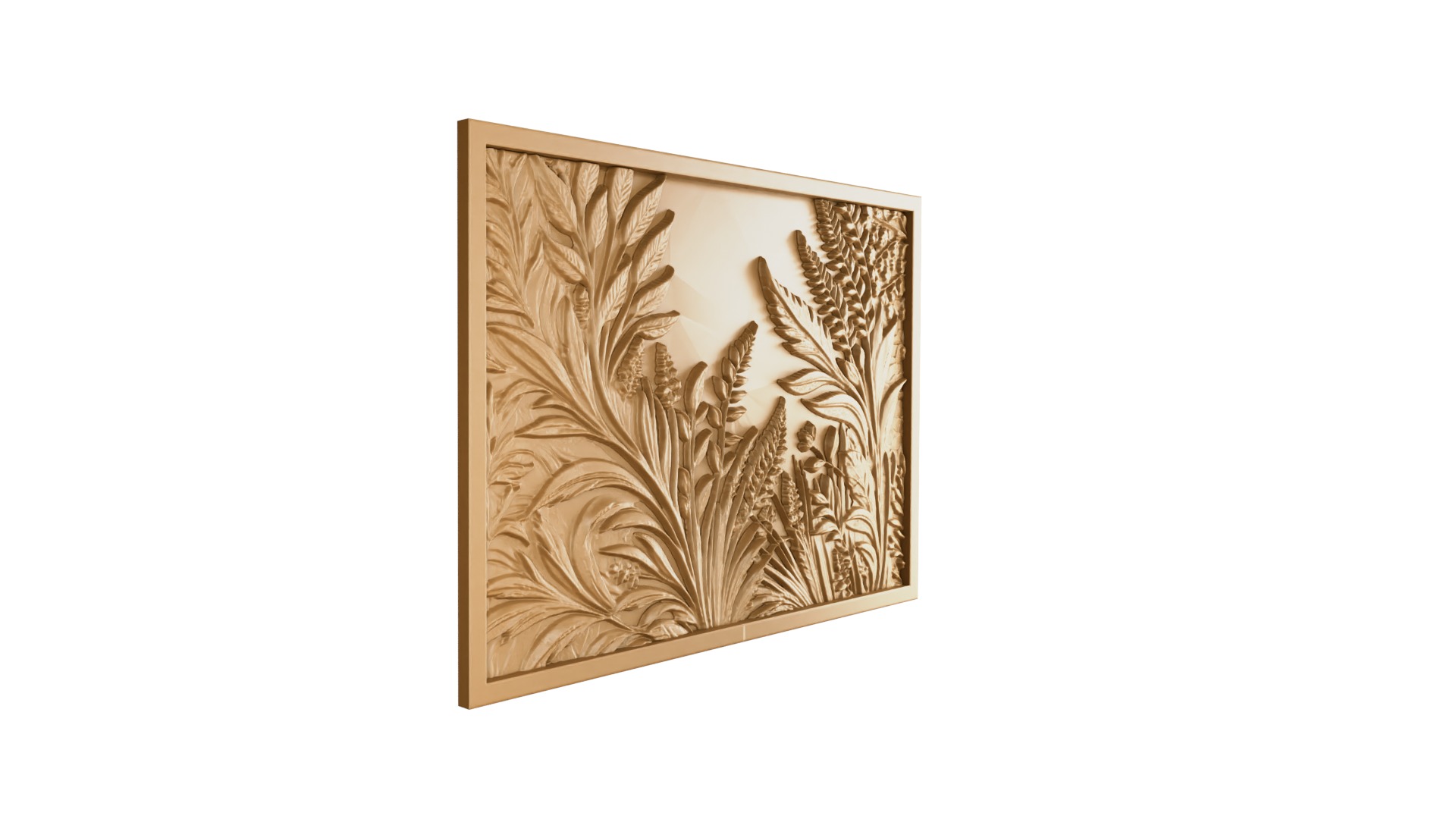 modern panel wall decor set wall relief mural CNC 70 3D model | CGTrader