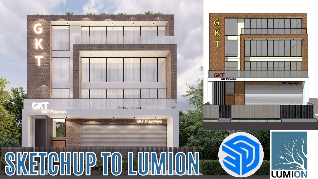 Commercial Building Design in Sketchup Practise File free 3D model ...