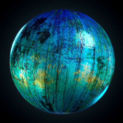Crystal material - Labradorite - VOL 22 - Maps - Sbsar Texture | CGTrader