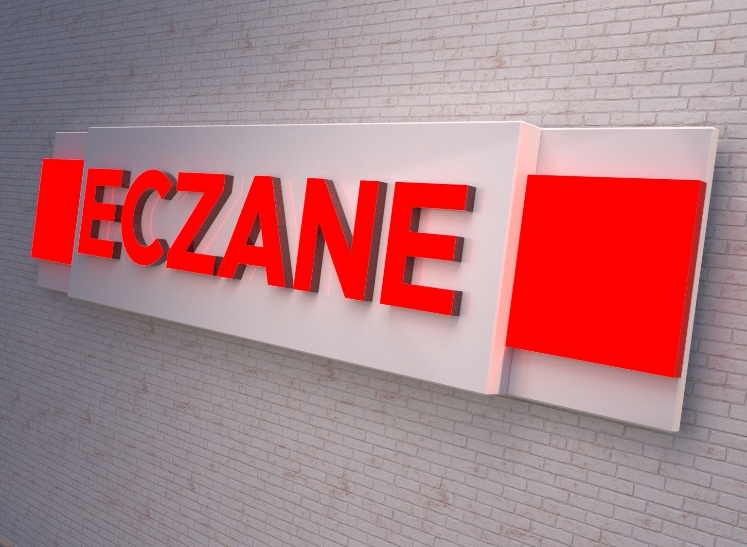 Eczane Tabela Turkish Apotheke free VR / AR / low-poly 3D model | CGTrader