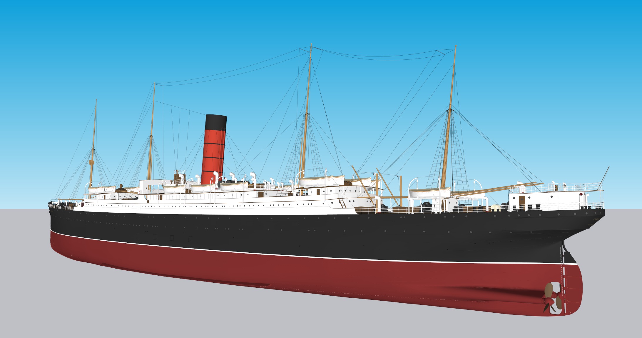RMS Carpathia 3D model | CGTrader