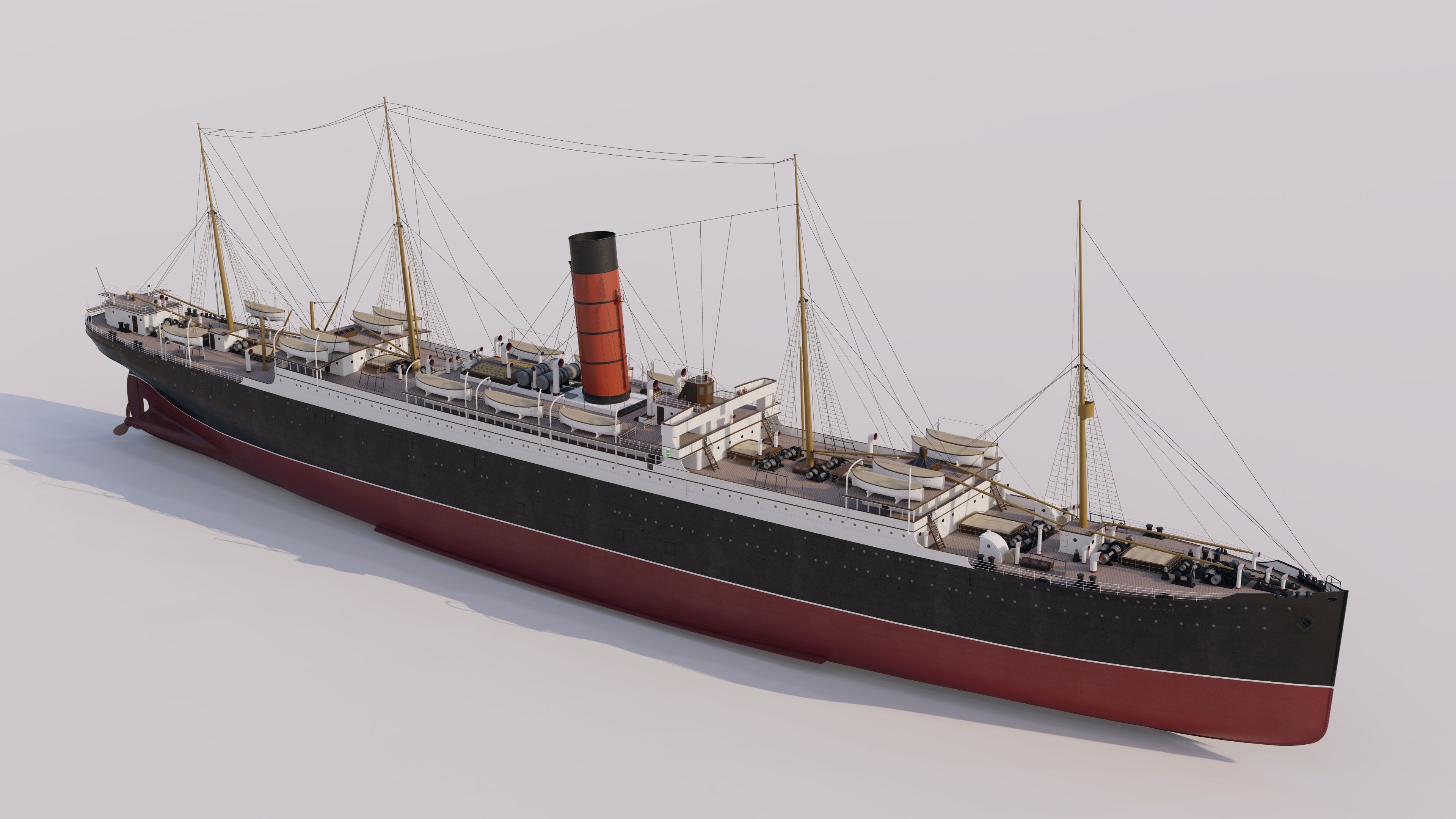 RMS Carpathia 3D model | CGTrader