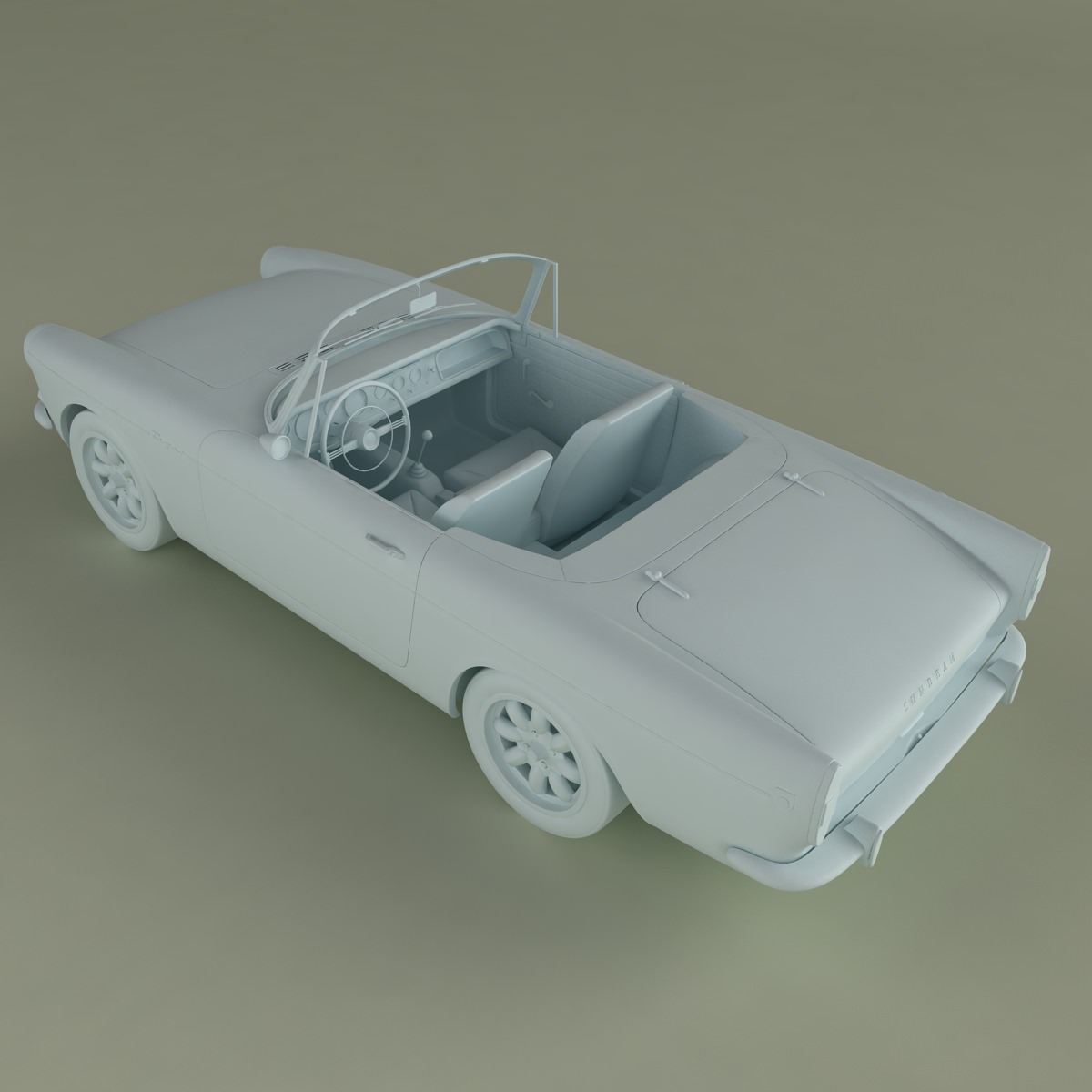 Sunbeam Tiger 3D model | CGTrader