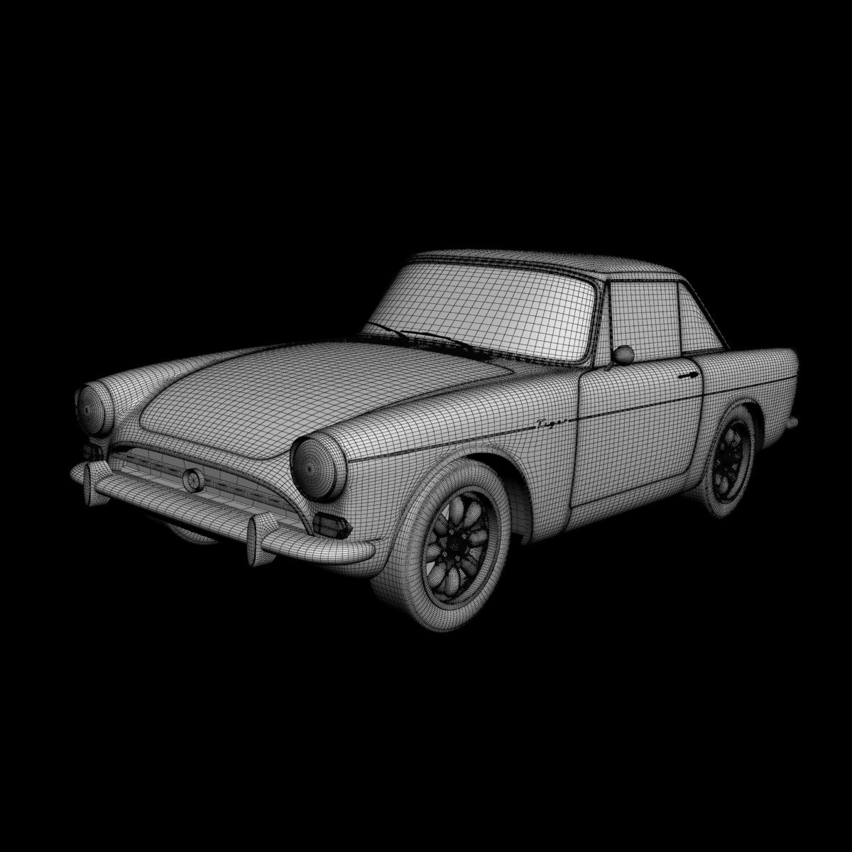 Sunbeam Tiger 3D model | CGTrader