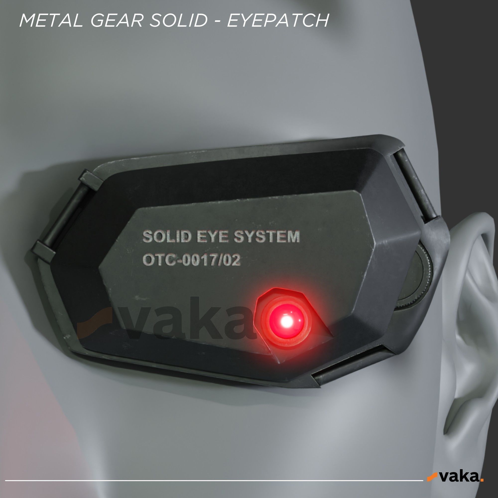 Solid Snake Eyepatch Metal Gear Solid 3D Print Model File 3D model 3D ...