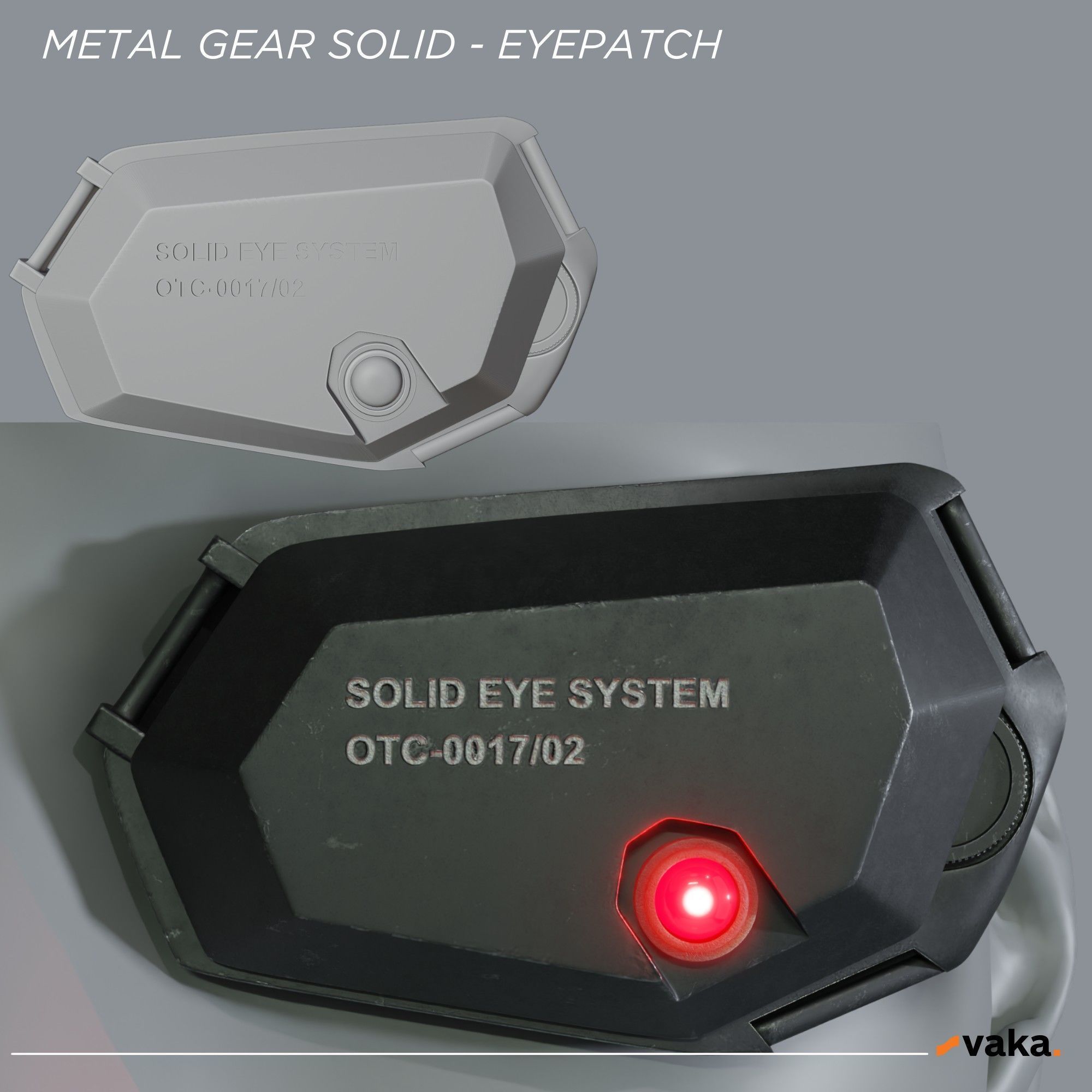 Solid Snake Eyepatch Metal Gear Solid 3D Print Model File 3D model 3D ...