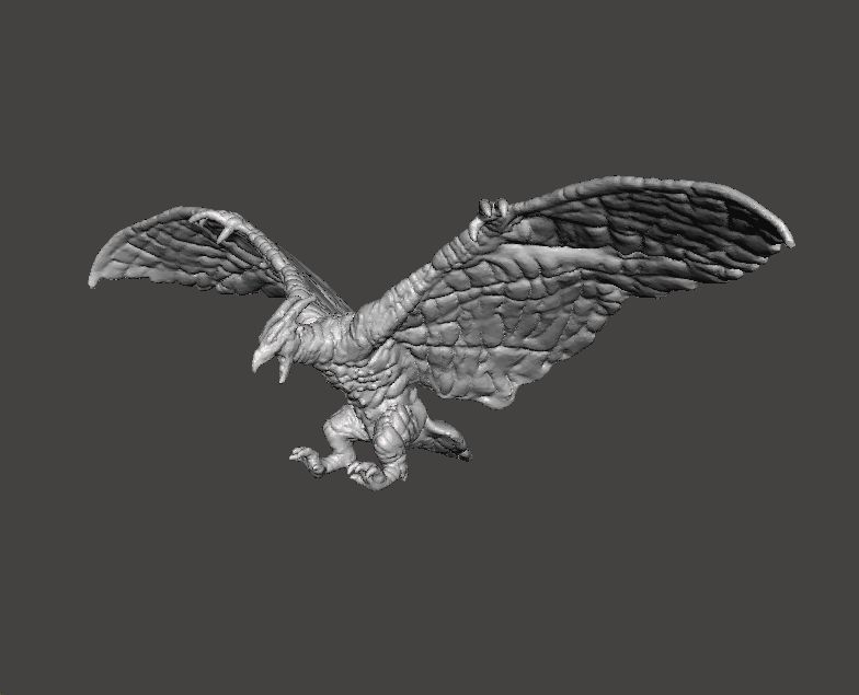 RODAN 2019 KAIJU MONSTER MINIATURE MODEL FANTASY GAMES RPG DND 3D model ...