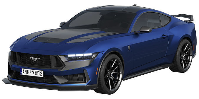 Mustang Dark Horse 2023 3D model | CGTrader