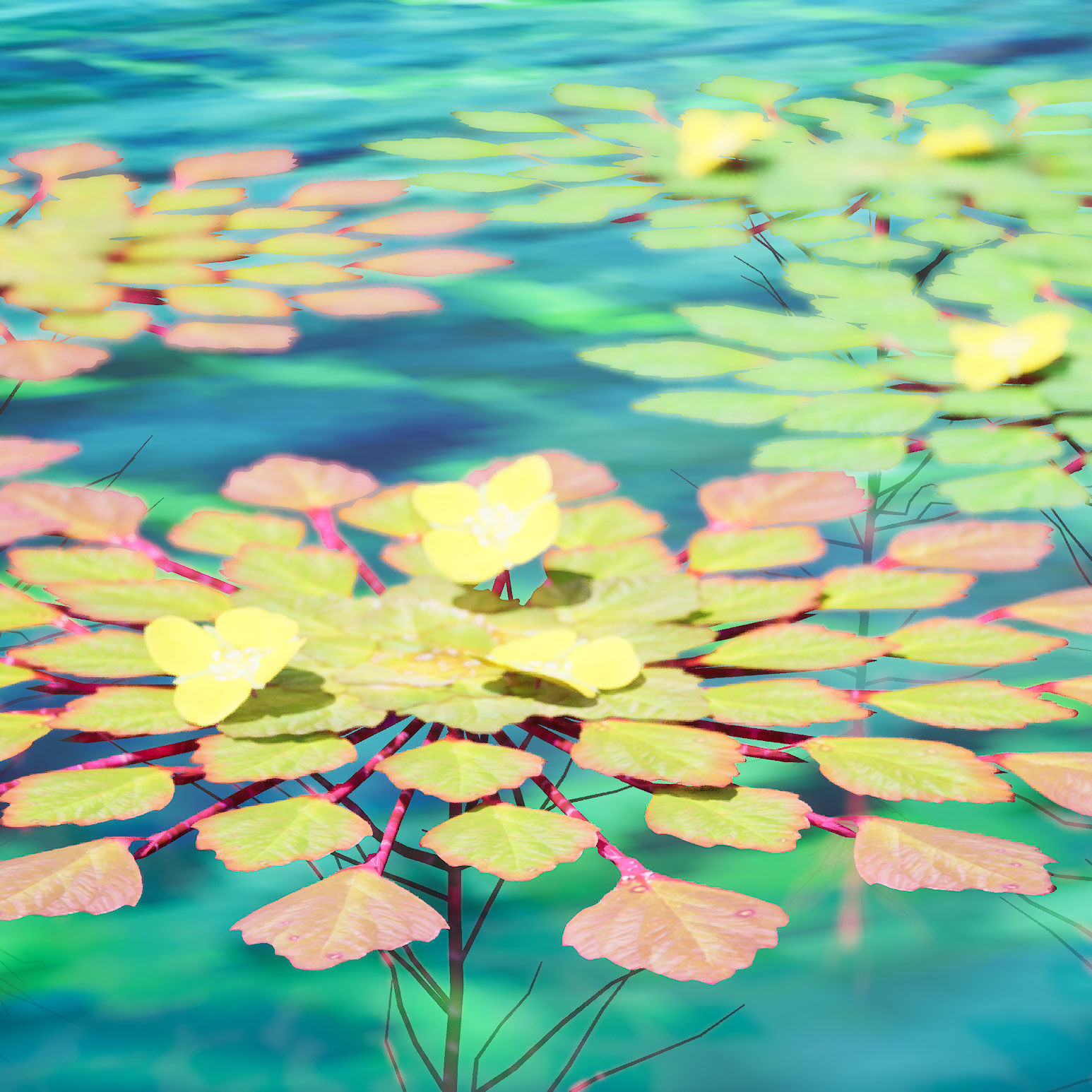 3D model Mosaic Plant 3D Model VR / AR / low-poly | CGTrader