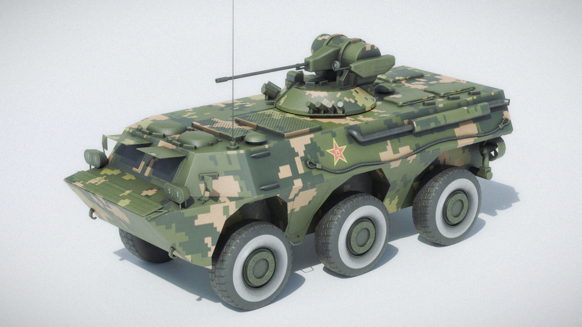3D model ZSL 92 APC VR / AR / low-poly | CGTrader