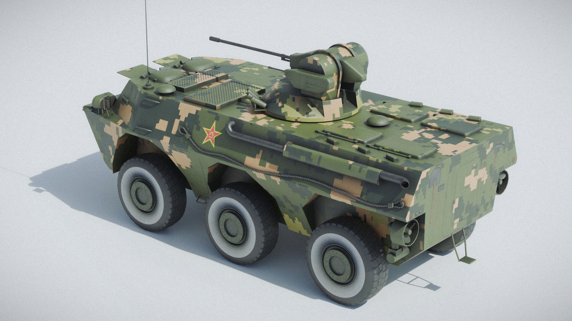 3D model ZSL 92 APC VR / AR / low-poly | CGTrader