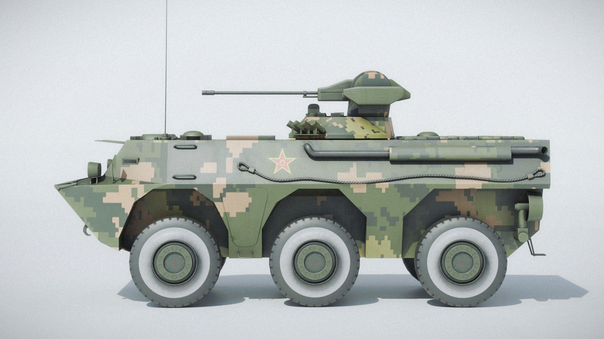 3D model ZSL 92 APC VR / AR / low-poly | CGTrader