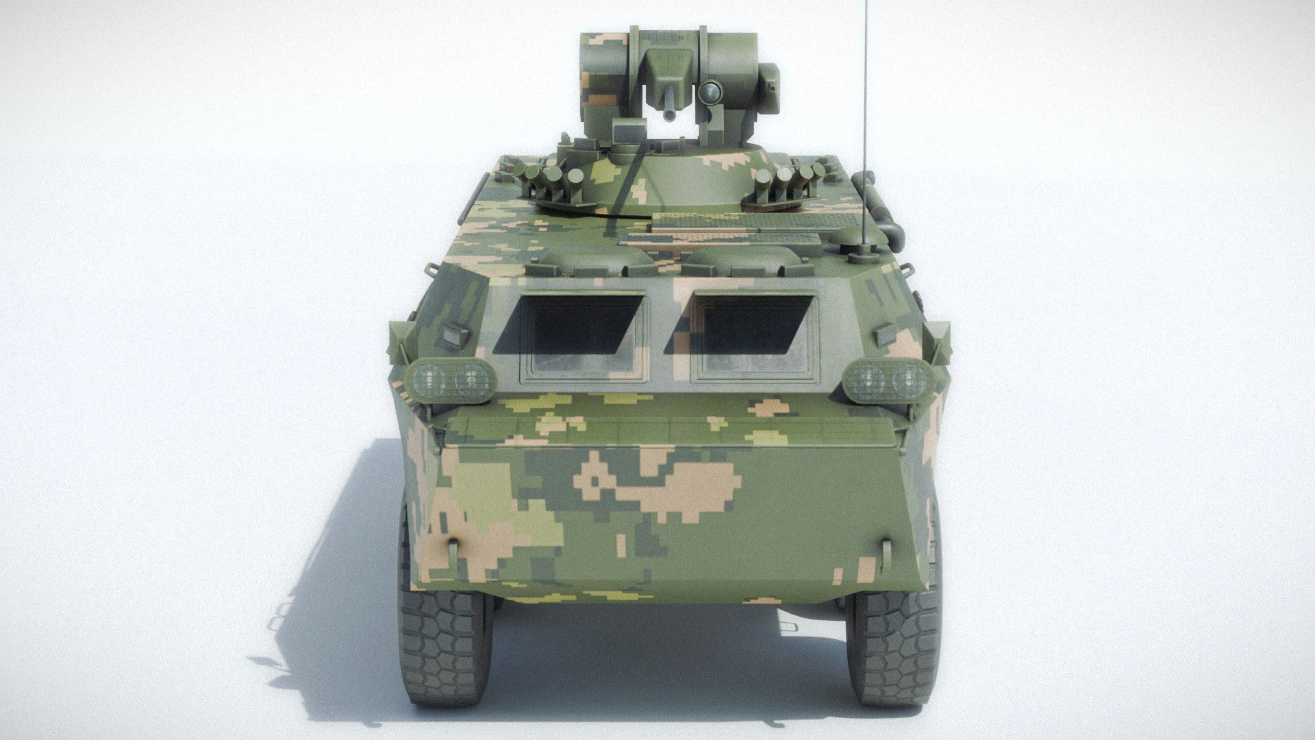 3D model ZSL 92 APC VR / AR / low-poly | CGTrader
