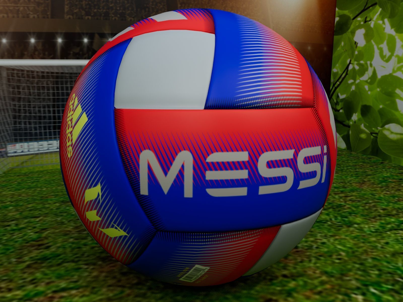 ADIDAS MESSI soccer ball free 3D model | CGTrader