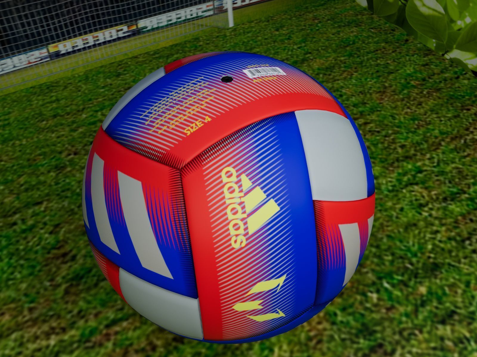 ADIDAS MESSI soccer ball free 3D model | CGTrader