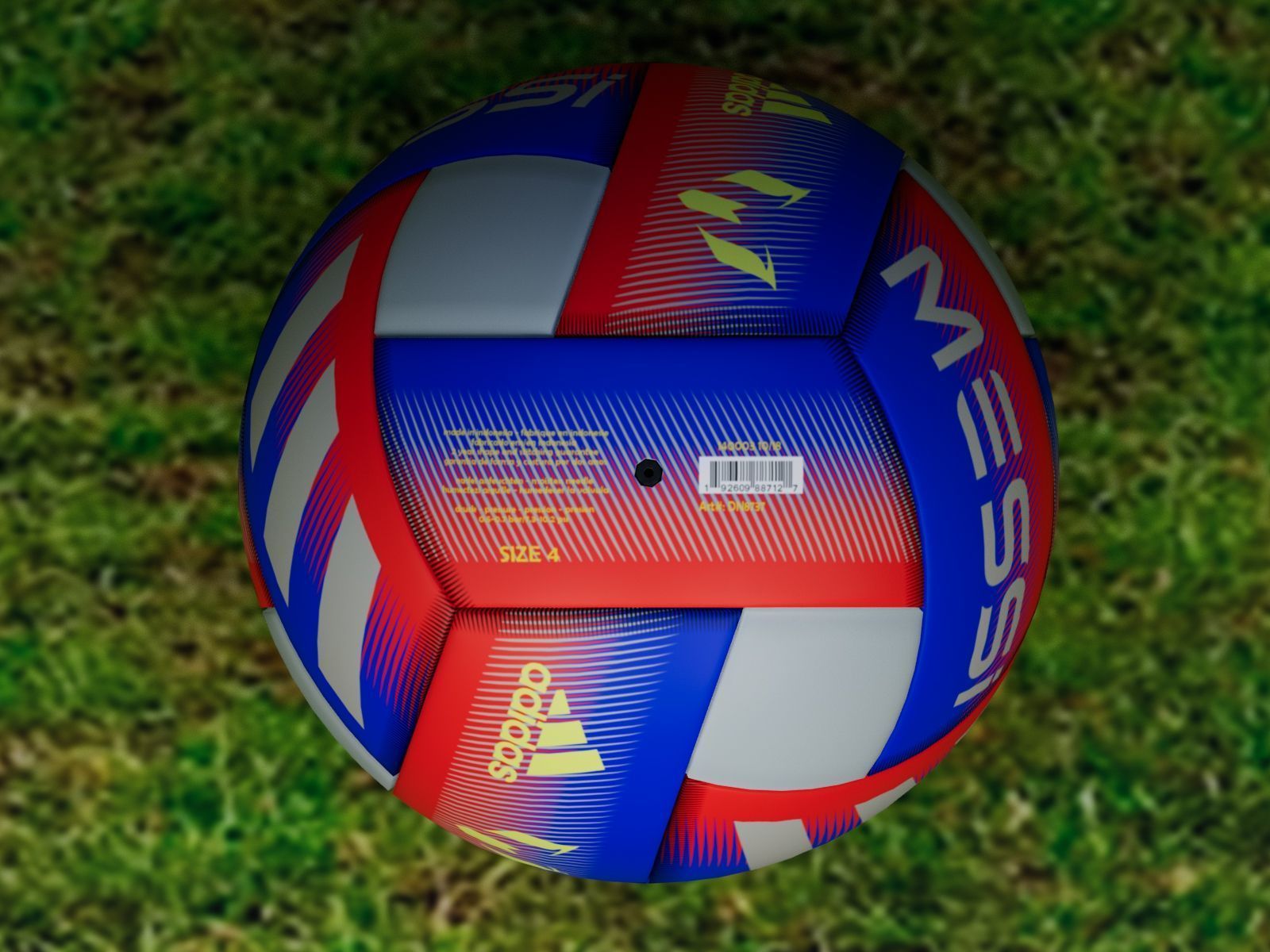 ADIDAS MESSI soccer ball free 3D model | CGTrader
