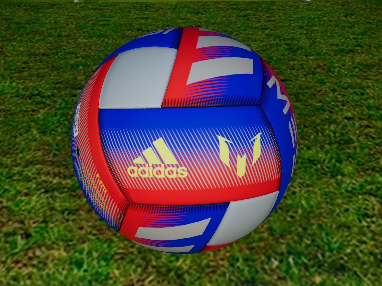 ADIDAS MESSI soccer ball free 3D model | CGTrader