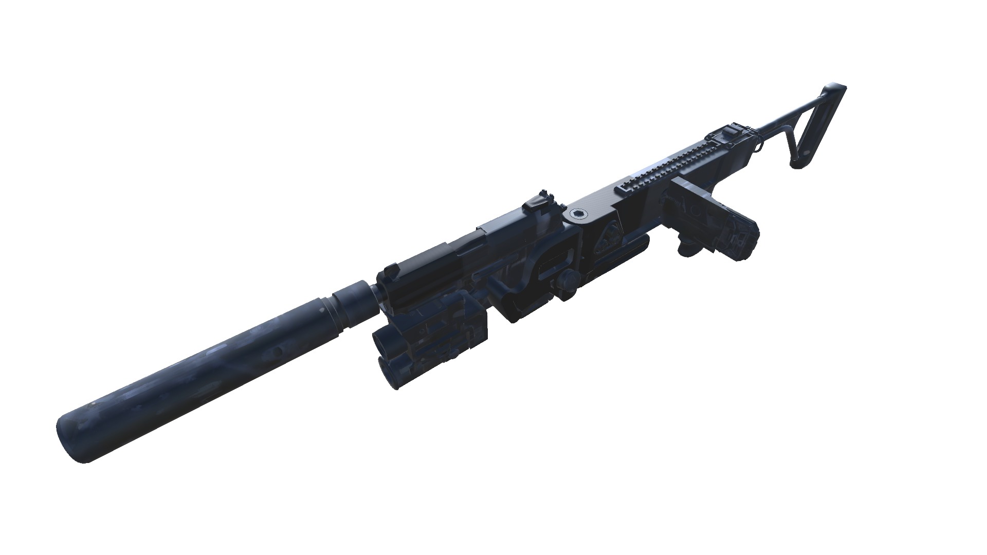 3D model 41-Cornershot-USP-gun model 3d game ready model VR / AR / low ...