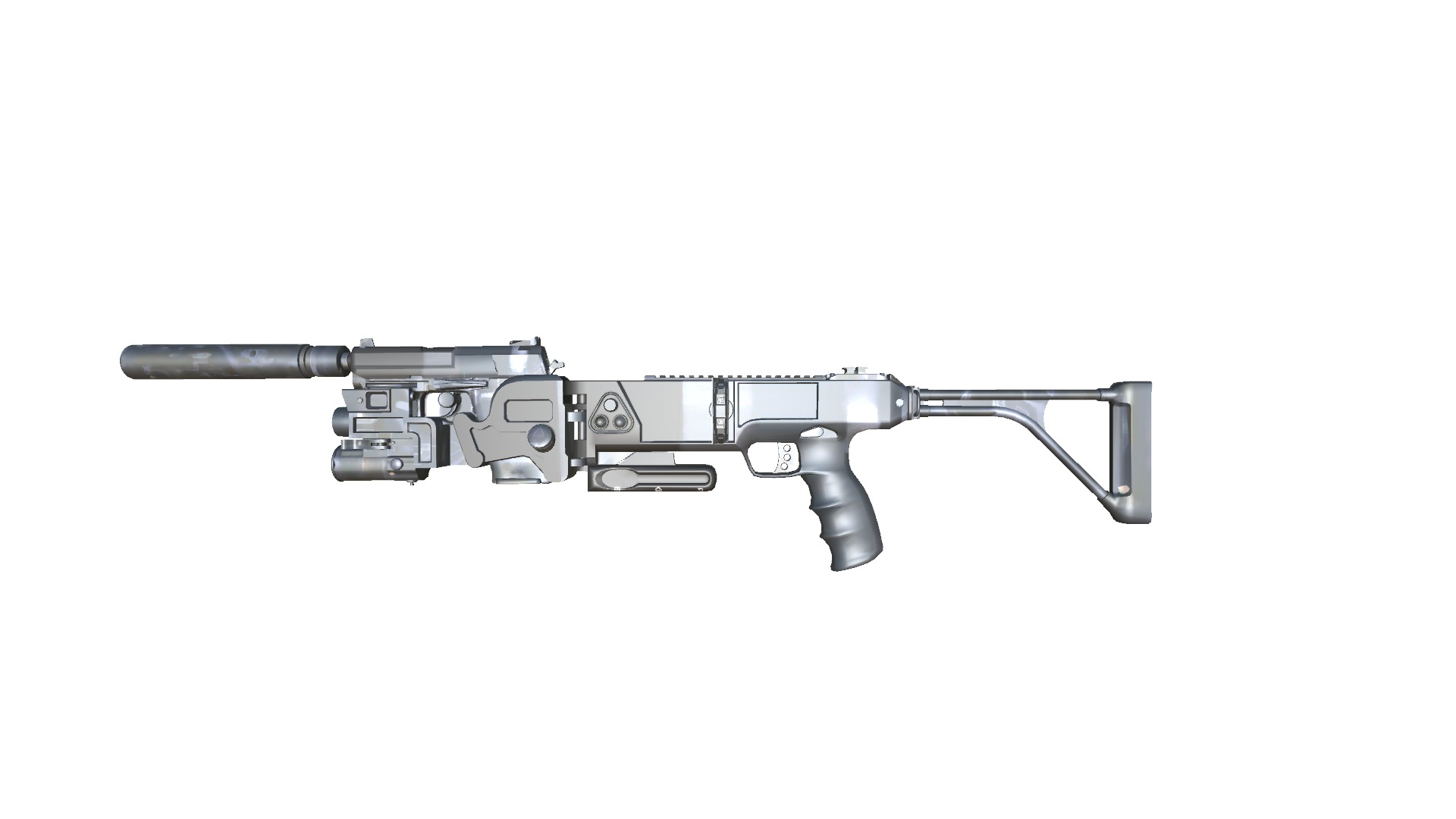 3D model 41-Cornershot-USP-gun model 3d game ready model VR / AR / low ...