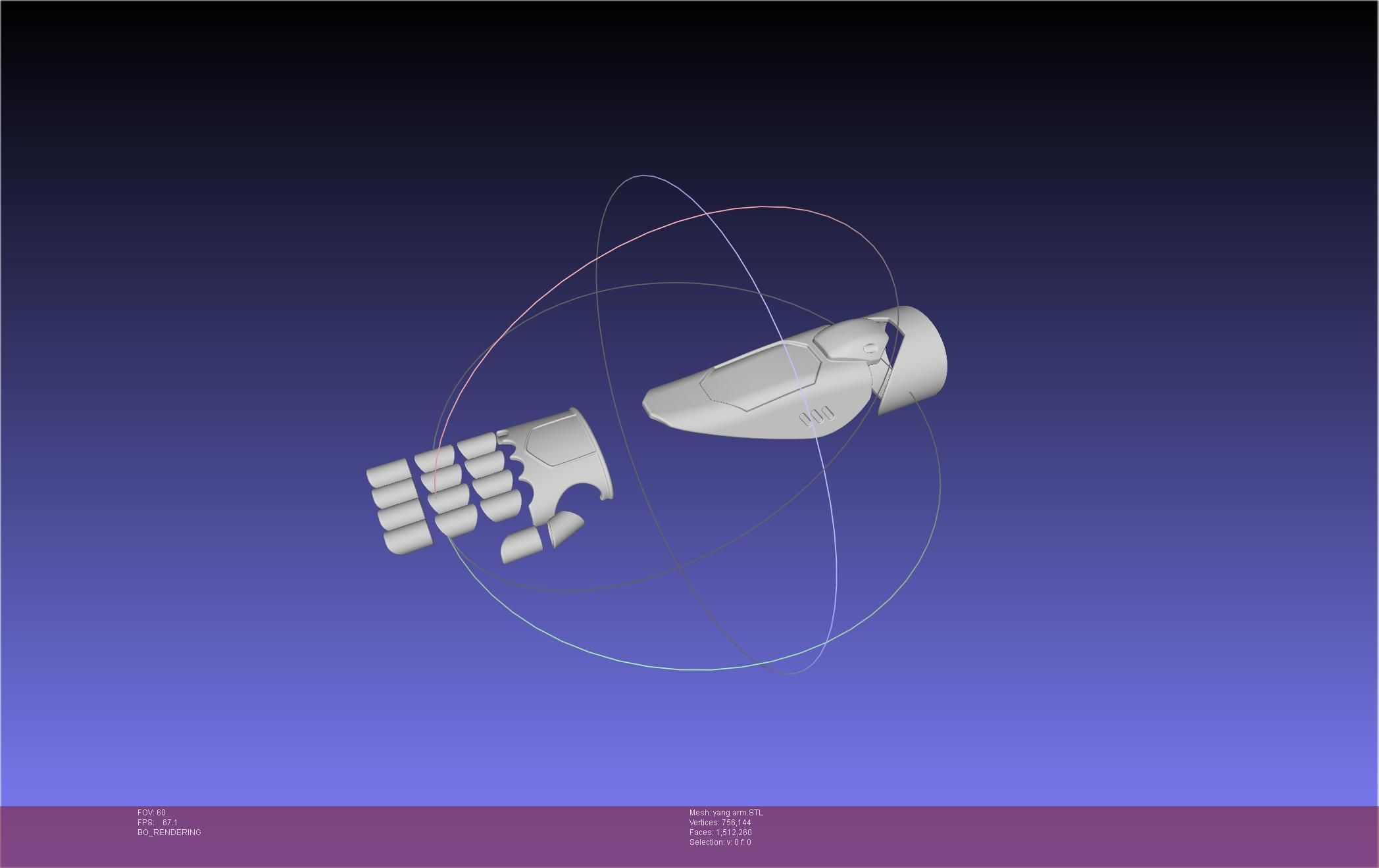 RWBY Yang Arm Cover 3D model 3D printable | CGTrader